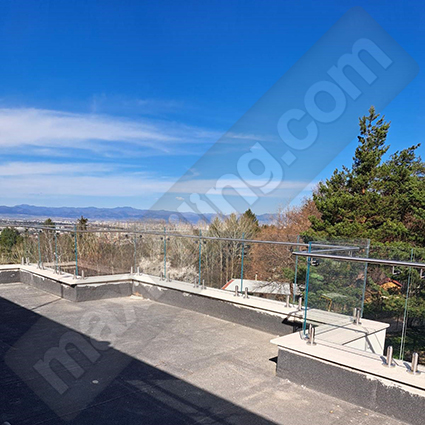 Парапет за тераси София Парапети от стъкло Топ цени