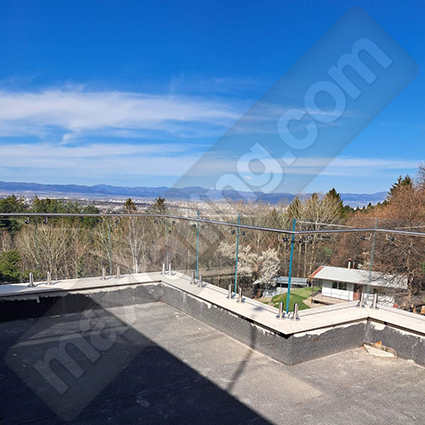 Парапет за тераси София Парапети от стъкло Топ цени